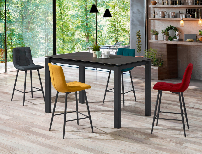 Table haute avec allonge | Meubles PERCHERON